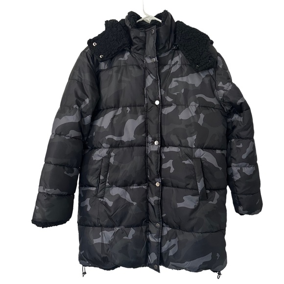 Sebby | Jackets & Coats | Seb By Sebby Womens Camo Mid Length Puffer ...